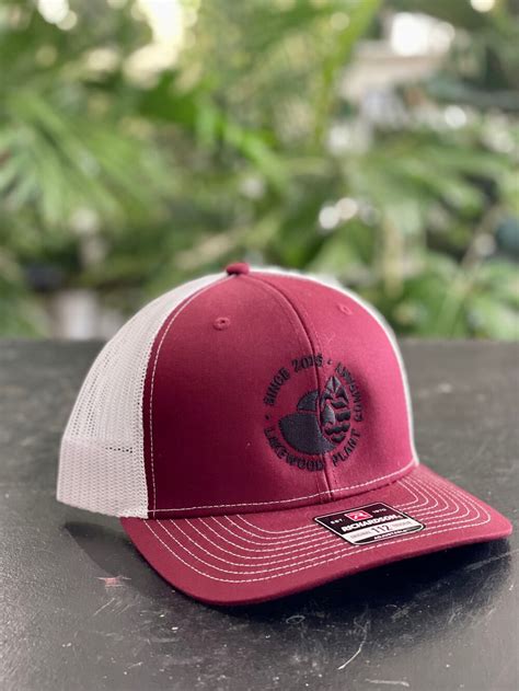Embroidered Black Logo Trucker Hat Lakewood Plant Company