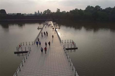 pedestrian floating bridges bouzakis bros marine