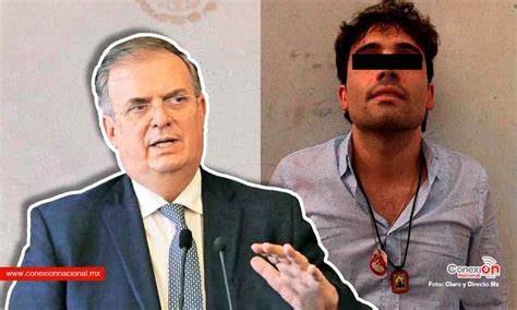 Descarta el canciller Marcelo Ebrard extradición inmediata de Ovidio
