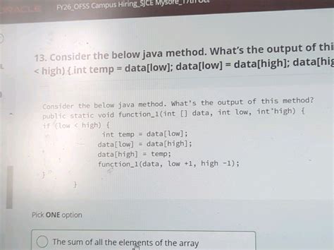 Consider The Below Java Method Whats The Studyx
