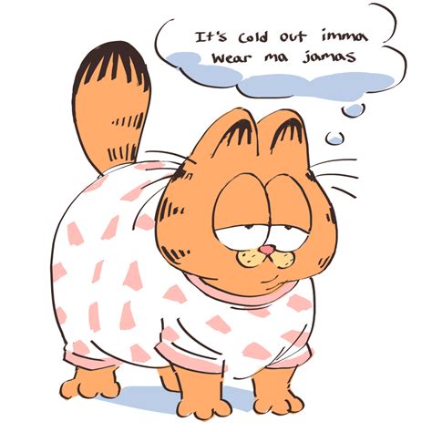 Cute Garfield Cat Drawings