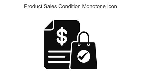 Product Sales Condition Monotone Icon In Powerpoint Pptx Png And Editable Eps Format Ppt Slide