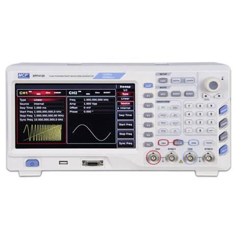 XPF SERIES Dual Channel DDS Function Generator MCP Lab Electronics