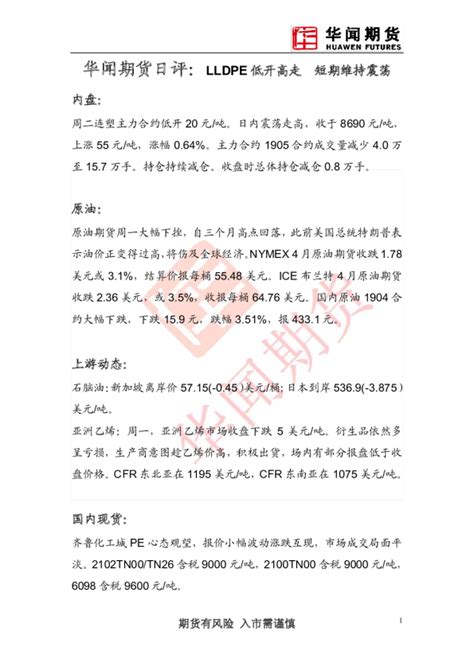 日评：lldpe低开高走，短期维持震荡