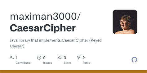 Github Maximan3000caesarcipher Java Library That Implements Caesar