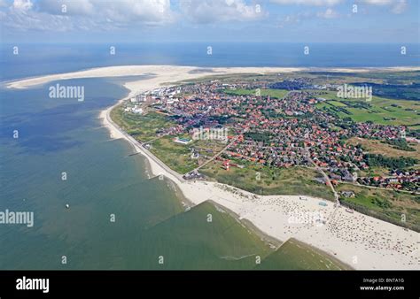 Aerial Photo Of Borkum Town Borkum Island East Friesland North Sea
