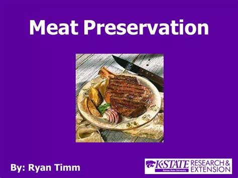 Ppt Meat Preservation Powerpoint Presentation Free Download Id 6796262