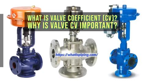 What Is Valve Coefficient Cv Or Flow Coefficient Importance Of Valve Cv What Is Piping