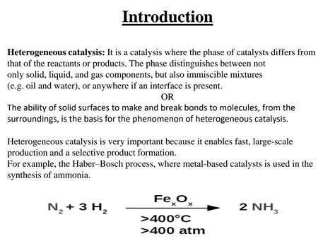 Solution Heterogeneous Catalysis For Polymerization Reaction