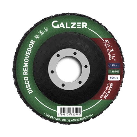 Disco De Corte Para Aço E Metais Ferrosos 412″ Galzer Produtos