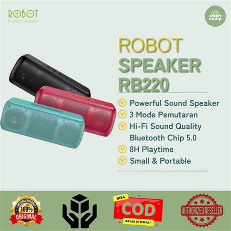 Jual Robot Speaker Bluetooth 5 0 Rb220 Wireless Speaker Shopee Indonesia