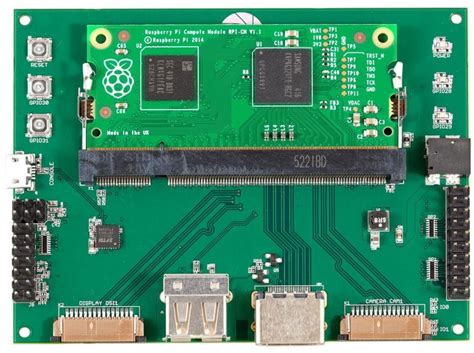 Compute Module 1 Raspberry Pi с размером ОЗУ ноутбука Micropi
