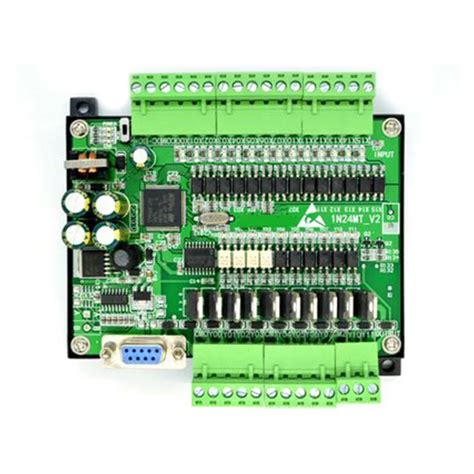 1Pc Industrial Board Plc Control Board FX1N 24MT With Black Base 4