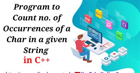 Program To Count No Of Occurrences Of A Character In A String Program