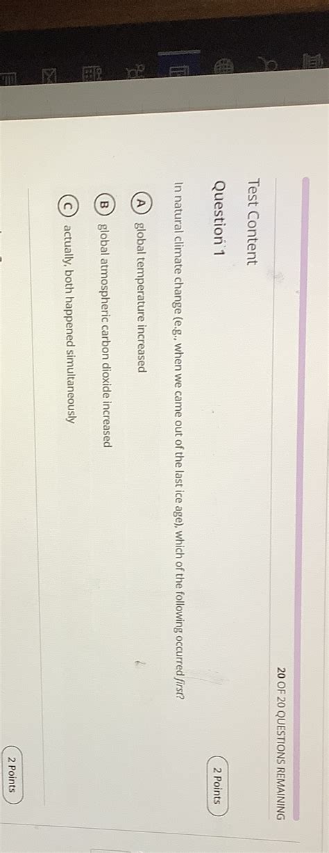solved 20 ﻿of 20 ﻿questions remainingtest contentquestion 12