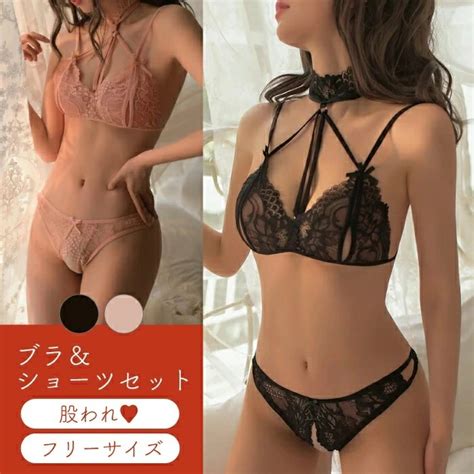 【楽天市場】セクシーランジェリー 透け透け エロい 下着 上下セット エロ下着 超過激 過激 スケスケ レース シースルー 黒 ブラとショーツ
