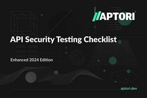 the api security checklist