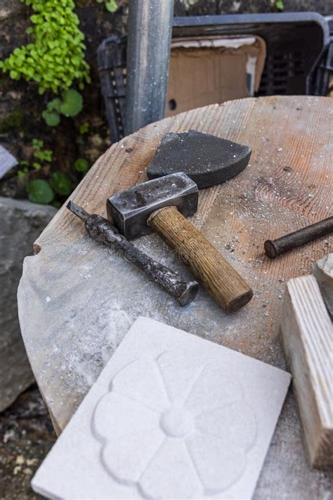 Hammer And Chisel For Stone Cutting Editorial Image Image Of Tourism