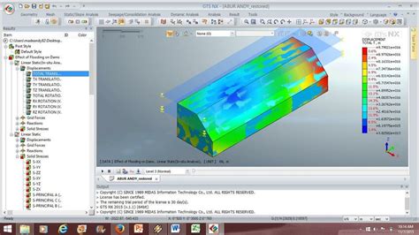 2 Application Of Self Weight Constraints And Water Level 6 Running