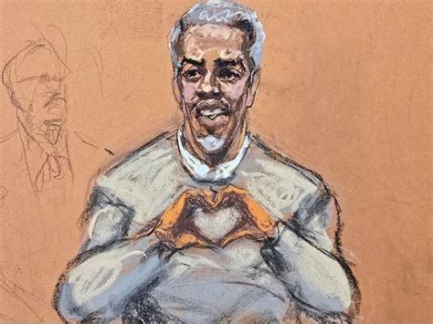 Diddy Makes Heart Hands Gesture In Court During Sex Trafficking Trial