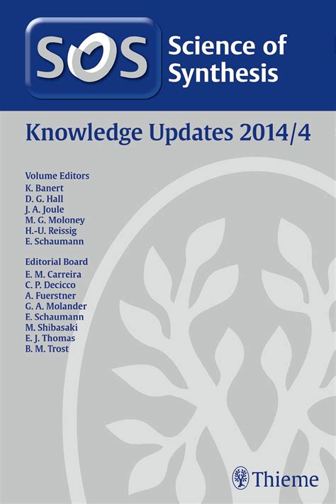 Science Of Synthesis Knowledge Updates 20144 9783131763211 Thieme Webshop