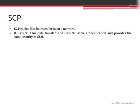 Wget Curl And Scp Pptx