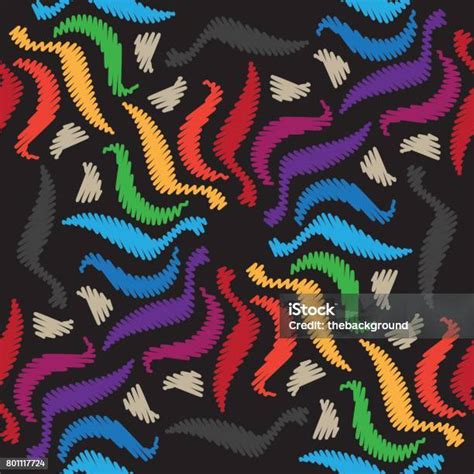 벡터 민속 완벽 한 패턴입니다 꽃 또는 양식된 다 색된 태양 민족 자 수 직물에 대한 스톡 벡터 아트 및 기타 이미지 직물 체로키 문화 0명 Istock