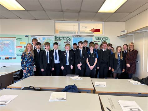 Mp Enjoys Debate And Discussion With Banbridge High School Year 11 Class