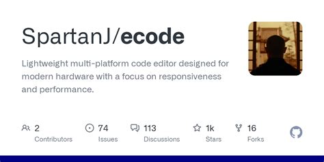 Github Spartanj Ecode Lightweight Multi Platform Code Editor
