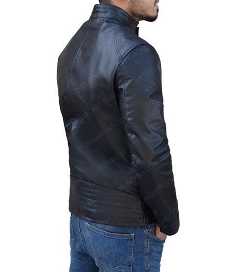 Ninja Assassin Rain As Raizo Black Leather Jacket