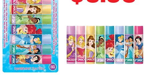 8 Pack Lip Smacker Disney Princess Lip Balms 595 Free Shipping With