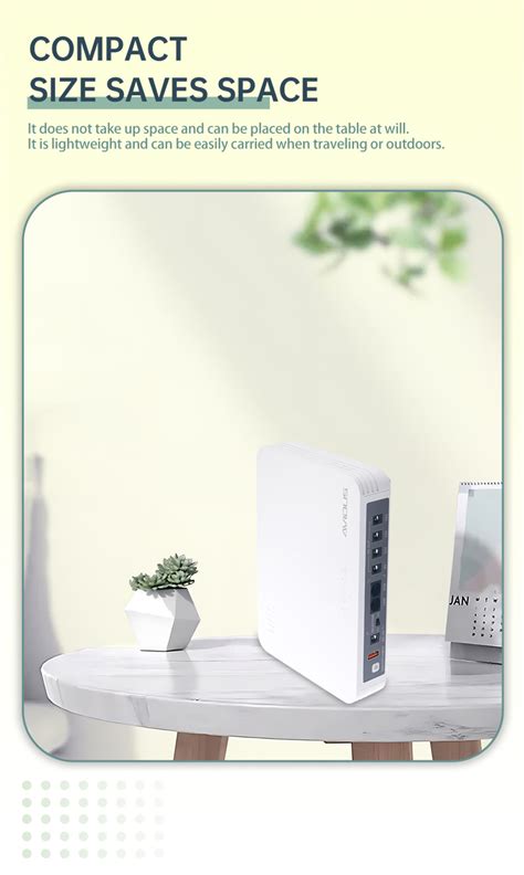 Avidus 16000mah Mini Cctv Ups Power With Voice Function For Android And Apple Devices Fast