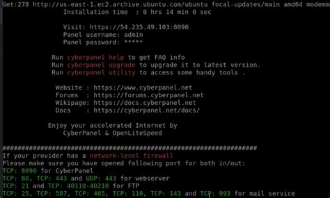 How To Install CyberPanel On Ubuntu LTS Server