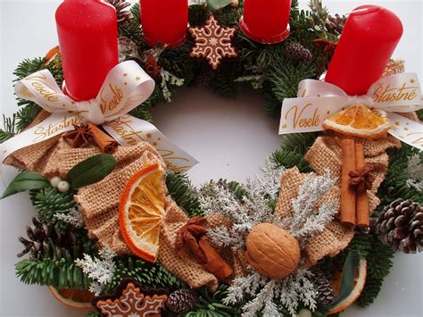 Adventní Věnec Přírodní Potvor Pomáhat Tvořit