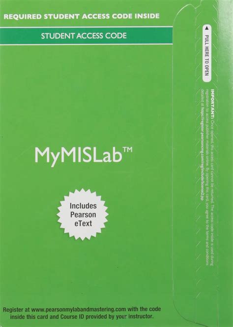 MyLab MIS With Pearson EText Access Card For Using MIS Kroenke David Boyle Randall