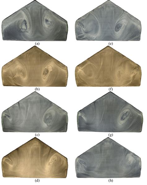 Visualization Of The Flow Around The Model With Arrow Shaped Leading Download Scientific