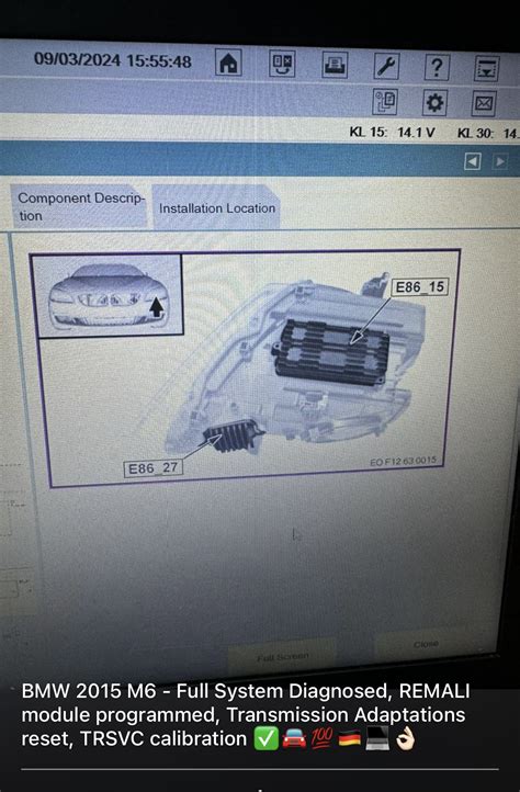 Bmw 2015 M6 Full System Diagnosed Remali Module Programmed