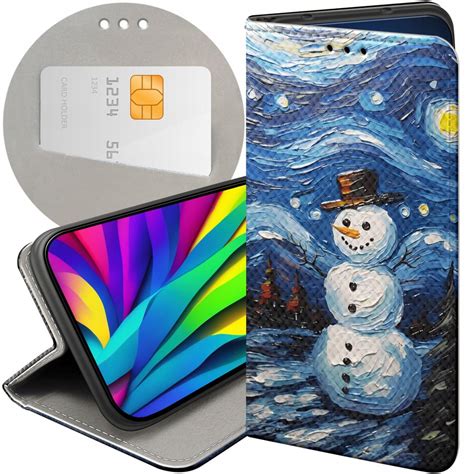ETUI Z KLAPKĄ DO XIAOMI POCO X NFC WZORY BAŁWAN ZIMA ŚNIEG FUTERAŁ CASE Xiaomi Sklep EMPIK