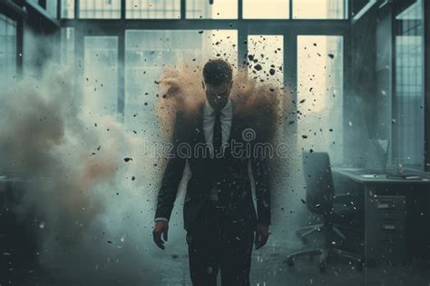 A Man Profession Is Obsolete Technology Disruption Concept Aig41