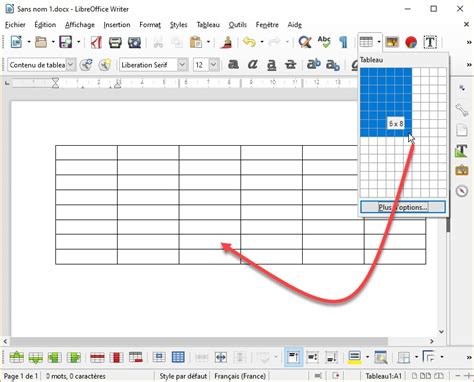 Tableur OpenOffice Les Outils