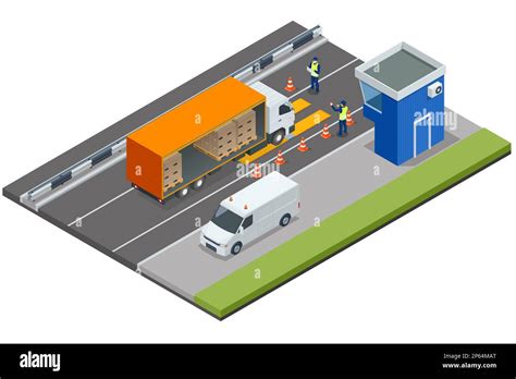 Weigh Bridge Stock Vector Images Alamy