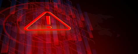 Hacking Concept Or Malware Attention Warning Attacker Alert Sign And Computer Security