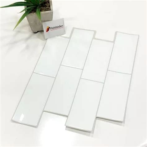 Azulejo Vinilo Subway Blanco Autoadhesivos D Holzboden C