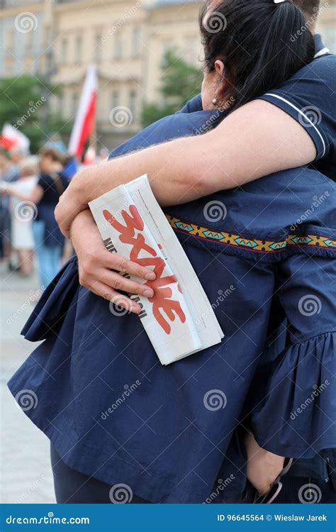 Another Day In Cracow Thousands Of People Protest Against Violation The