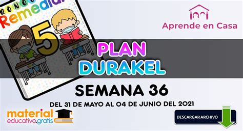 Plan Durakel Semana 36🔥
