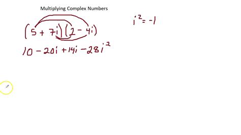 Multiplying Complex Numbers Youtube