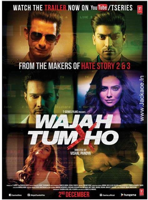 Wajah Tum Ho First Look Posters Sana Khan Gurmeet Choudhary Sharman