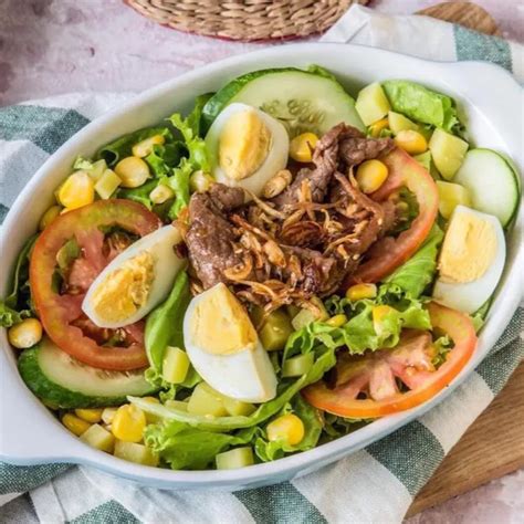 Salad Bò Trứng Beef And Egg Salad Cơm Niêu Vũng Tàu Cơm Niêu Vũng