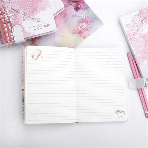 A5 Pages Freshness Sketchbook Beautiful Cherry Blo Grandado
