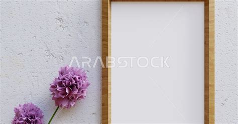 برواز خشبي فارغ، تصميمات وديكورات، ورود الزينة، اطار مستطيل، قالب تصميم